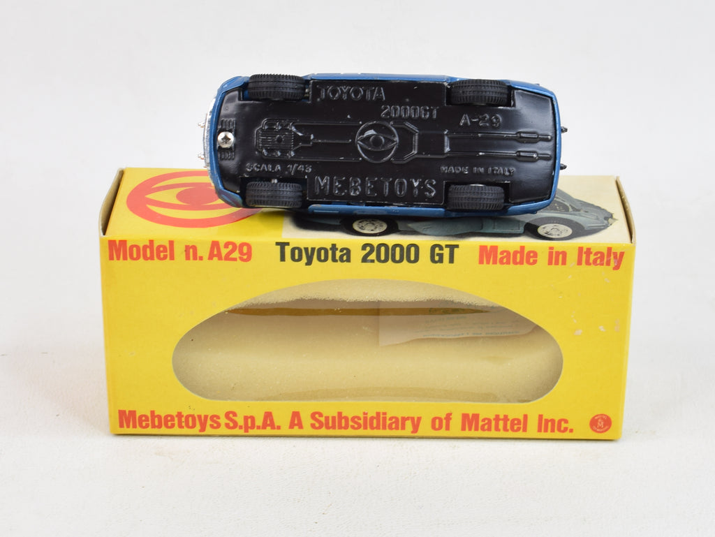 Mebetoys A29 Toyota 2000 GT Virtually Mint/Nice box – JK DIE-CAST MODELS