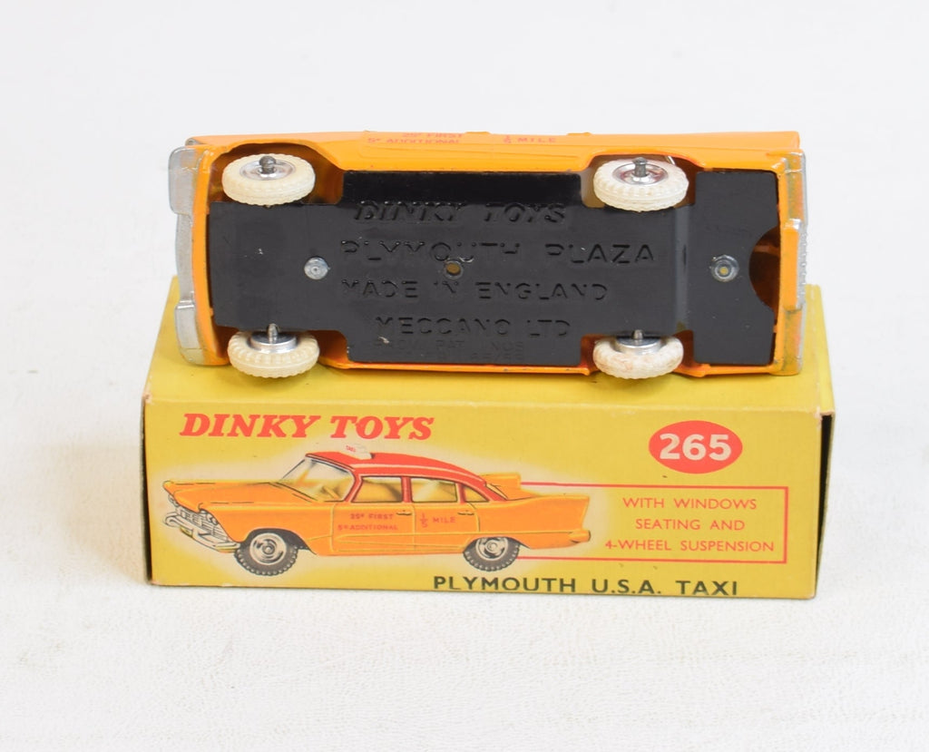 Dinky toys 265 Plymouth U.S.A Taxi Virtually Mint/Boxed – JK DIE-CAST MODELS
