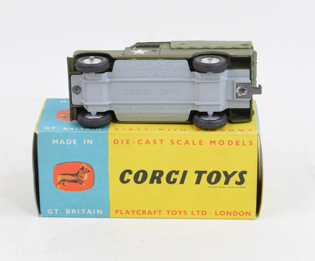 Corgi Toys 500 U.S Army Land-Rover Weapons carrier Virtually Mint/Nice – JK DIE-CAST MODELS