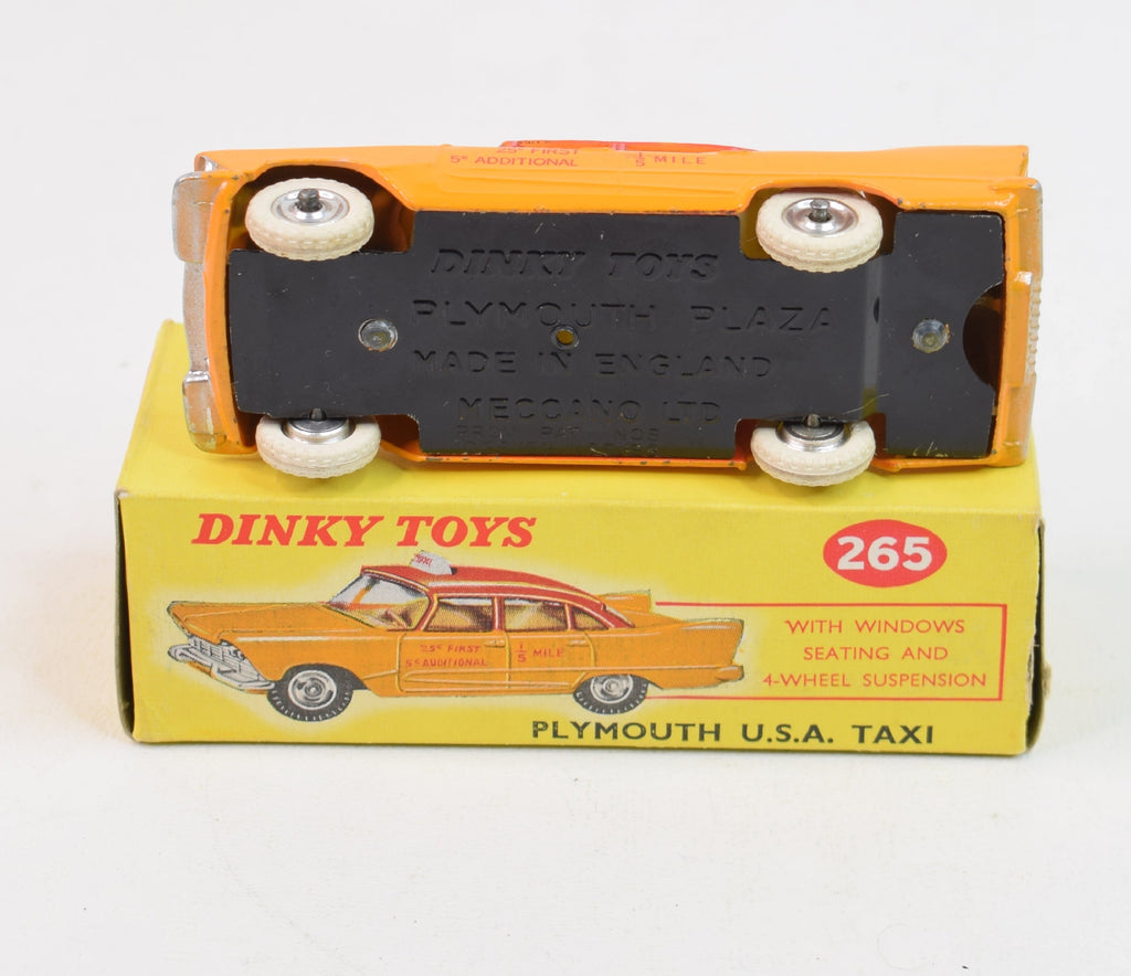 Dinky toys 265 Plymouth U.S.A Taxi Very Near Mint/Boxed – JK DIE-CAST MODELS