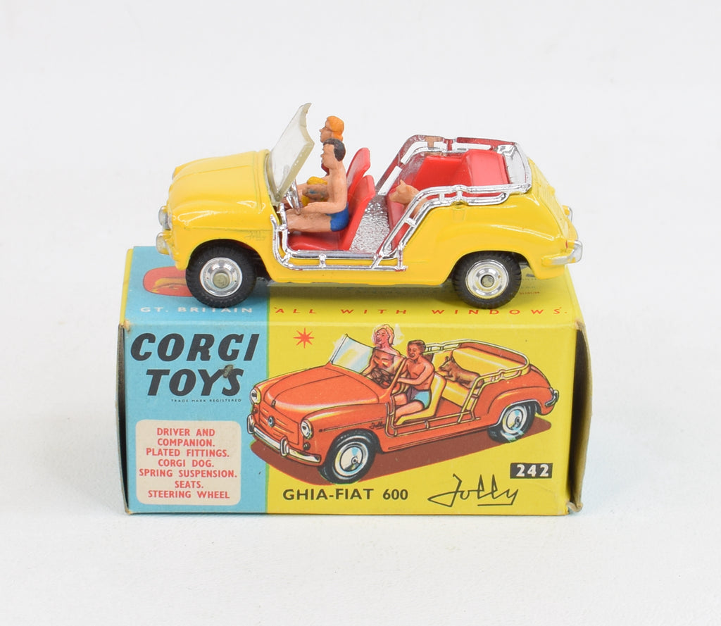 Corgi Toys 242 Fiat 600 Jolly Virtually Mint/Nice box – JK DIE-CAST MODELS
