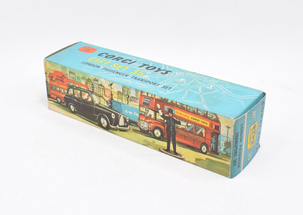 Corgi toys Gift set 35 London Transport set Virtually Mint/Nice box ...