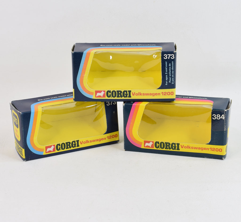 3 x Corgi boxes 373 x 2 & 384 – JK DIE-CAST MODELS