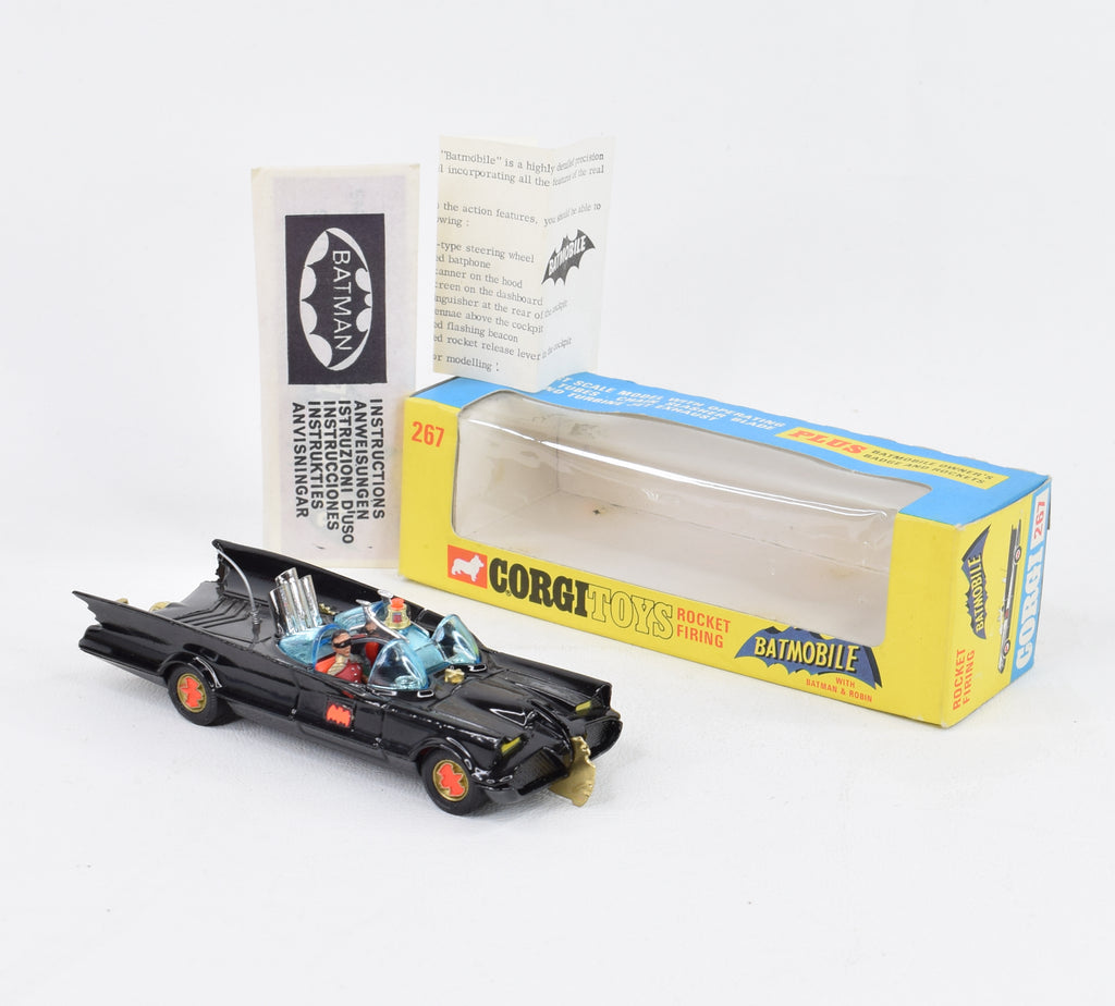 Corgi toys 267 2nd type Batmobile Virtually Mint/Lovely box – JK DIE ...