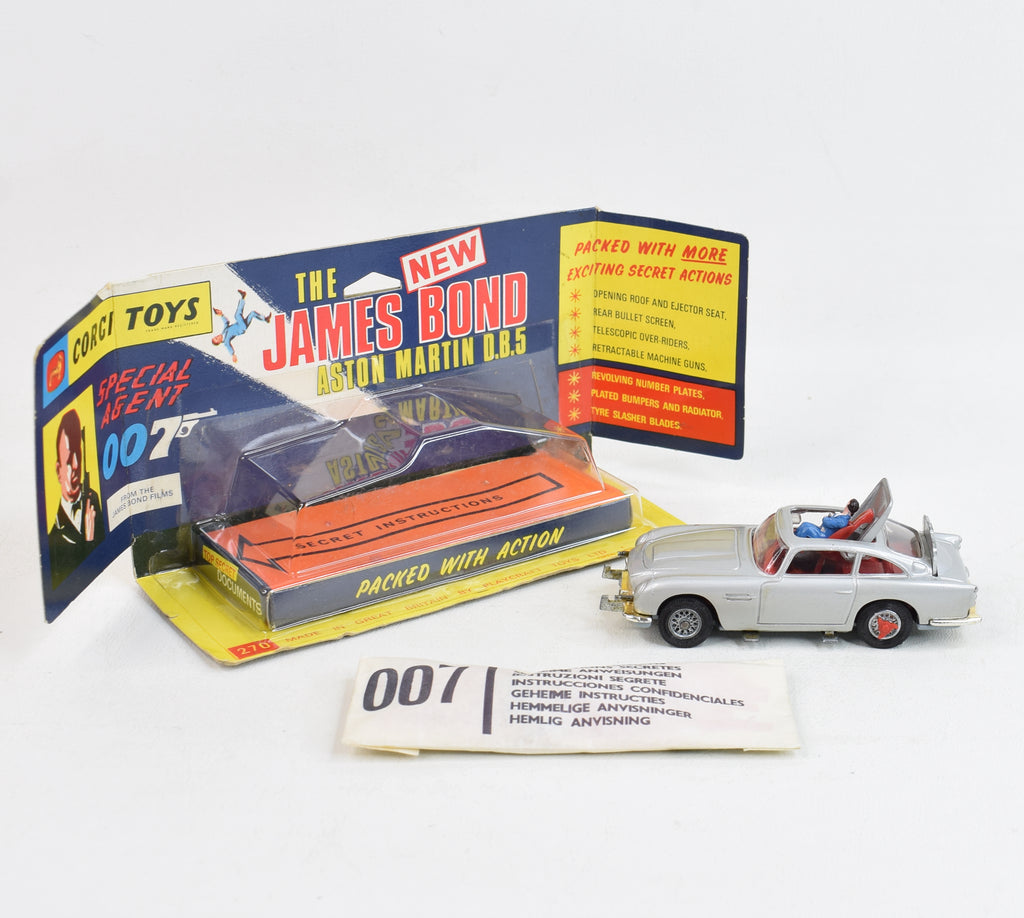 Corgi Toys 270 James Bond D.B.5 Virtually Mint/Nice box – JK DIE-CAST ...