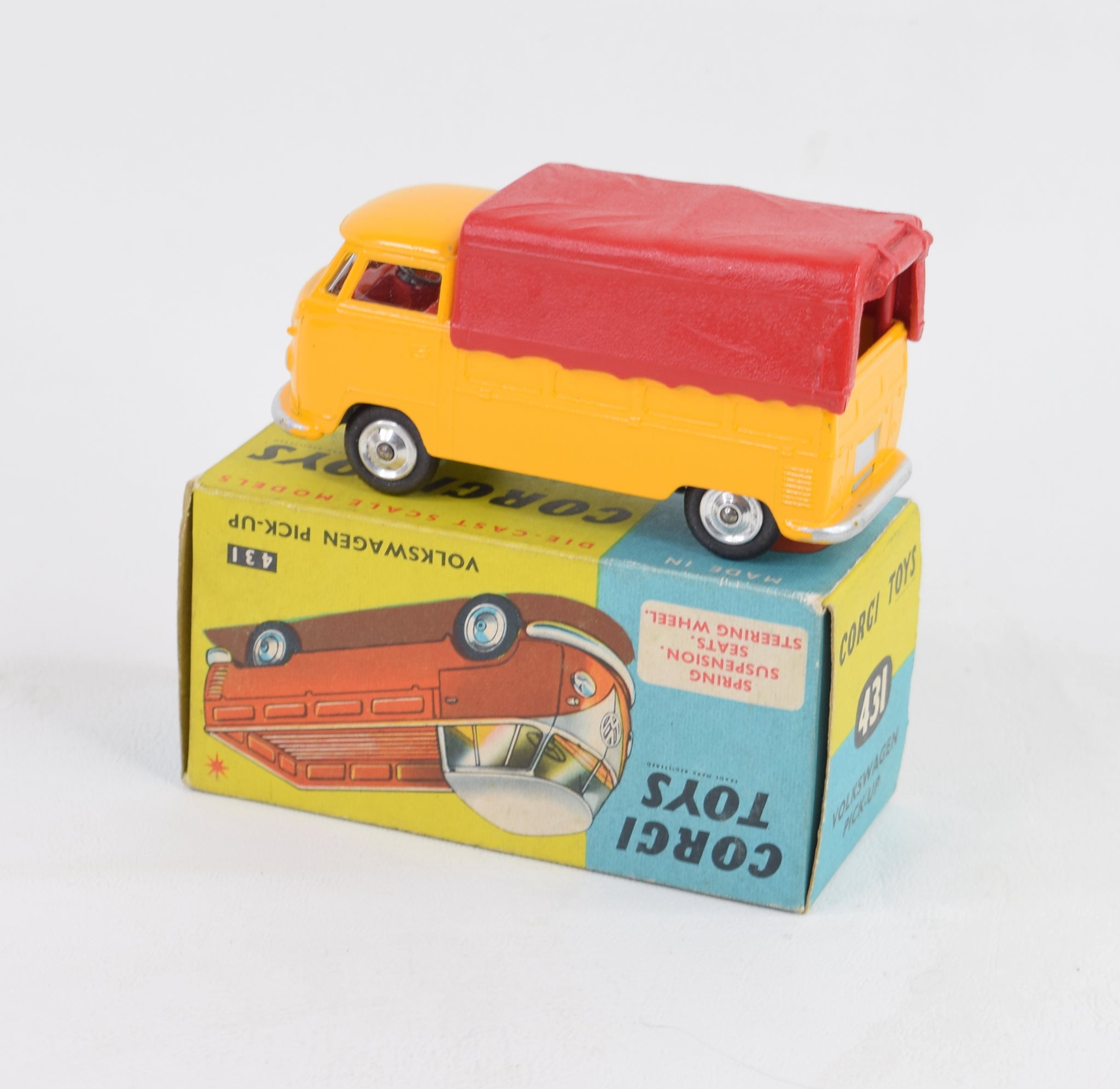 Corgi toys 431 VW Pick-up Virtually Mint/Boxed – JK DIE-CAST MODELS