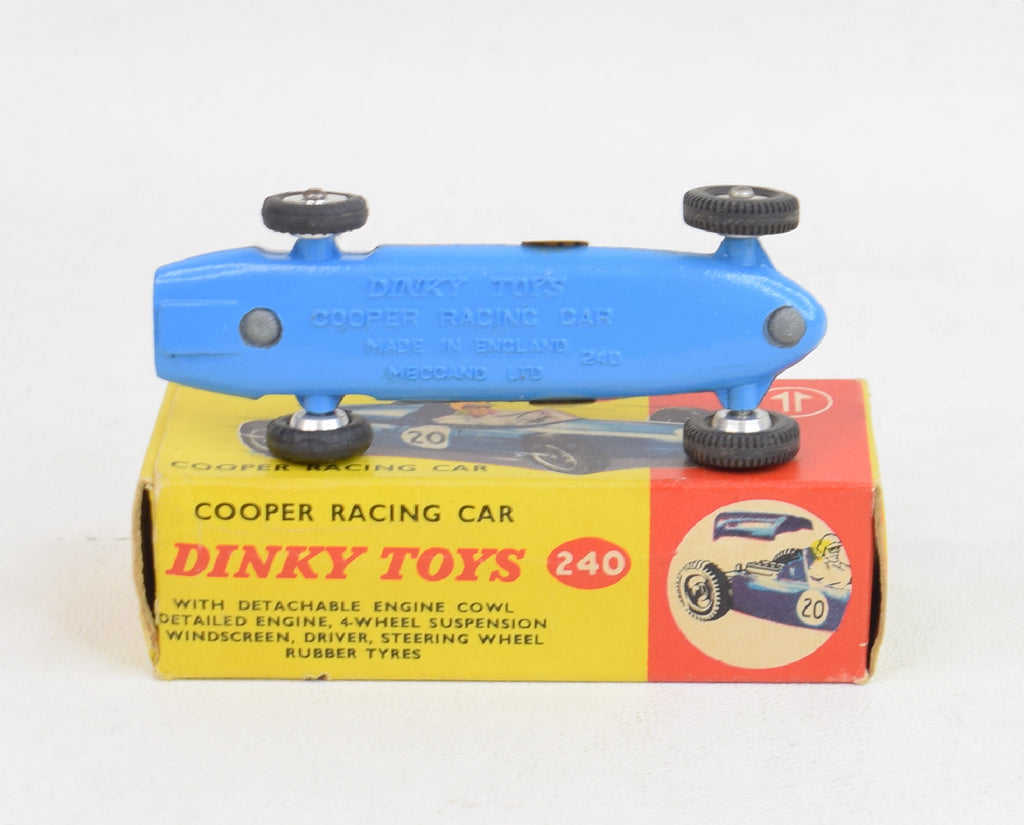 Dinky toys 240 Cooper Racing car Virtually Mint/Boxed – JK DIE-CAST MODELS