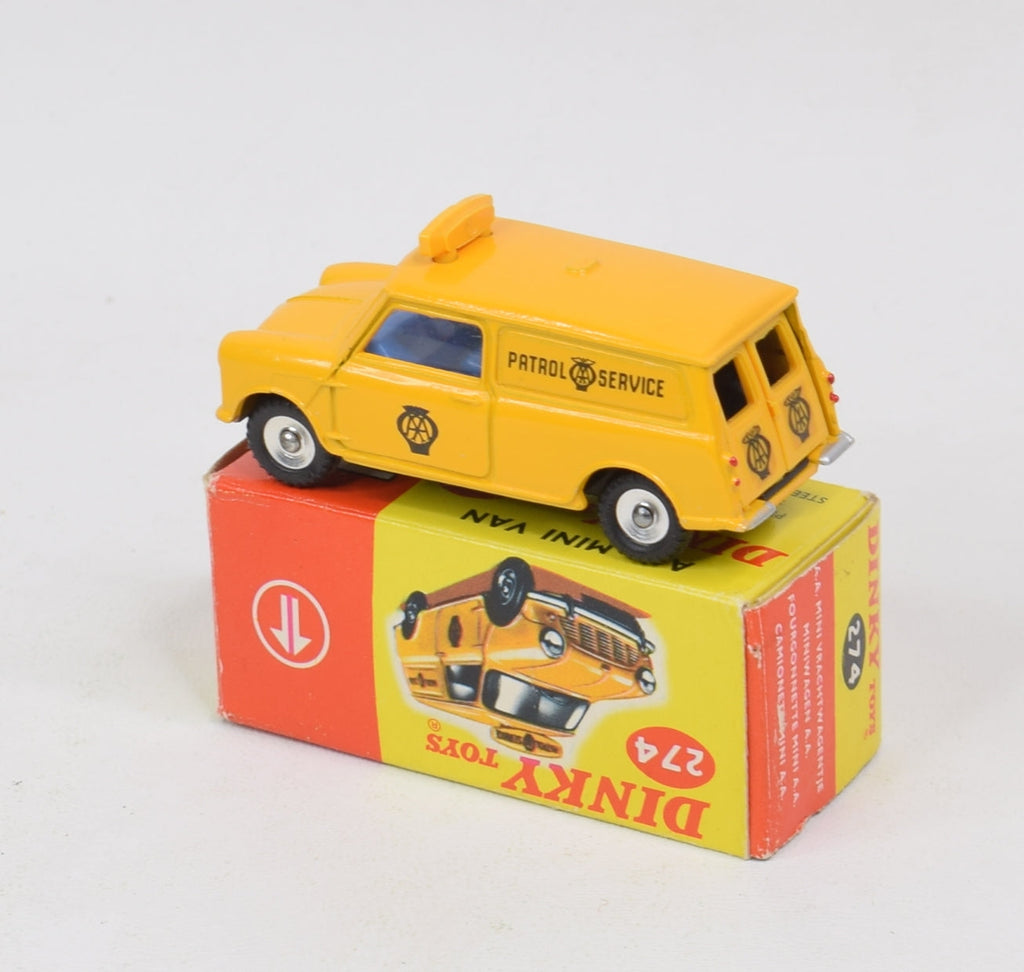 Dinky Toys 274 A.A Minivan Virtually Mint/Nice box – JK DIE-CAST MODELS