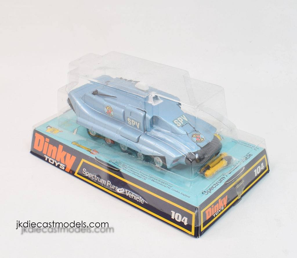 Dinky Toys 104 S.P.V Virtually Mint/Lovely box (1971 plinth) 'Llanelle ...