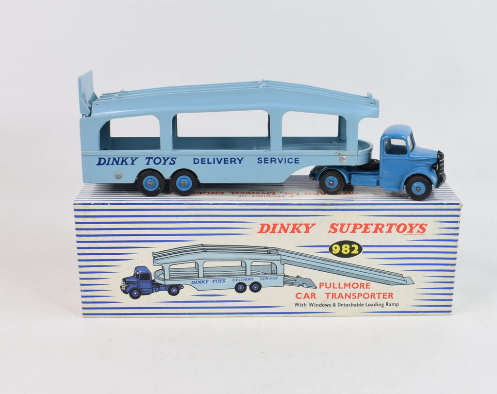 Dinky Toys 982 Pullmore Car Transporter (with windows) Very Near Mint ...