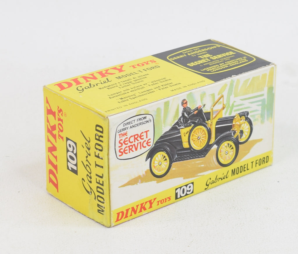 Dinky 109 Gabriel 'The Secret Service' Model T Ford Virtually Mint/Box ...
