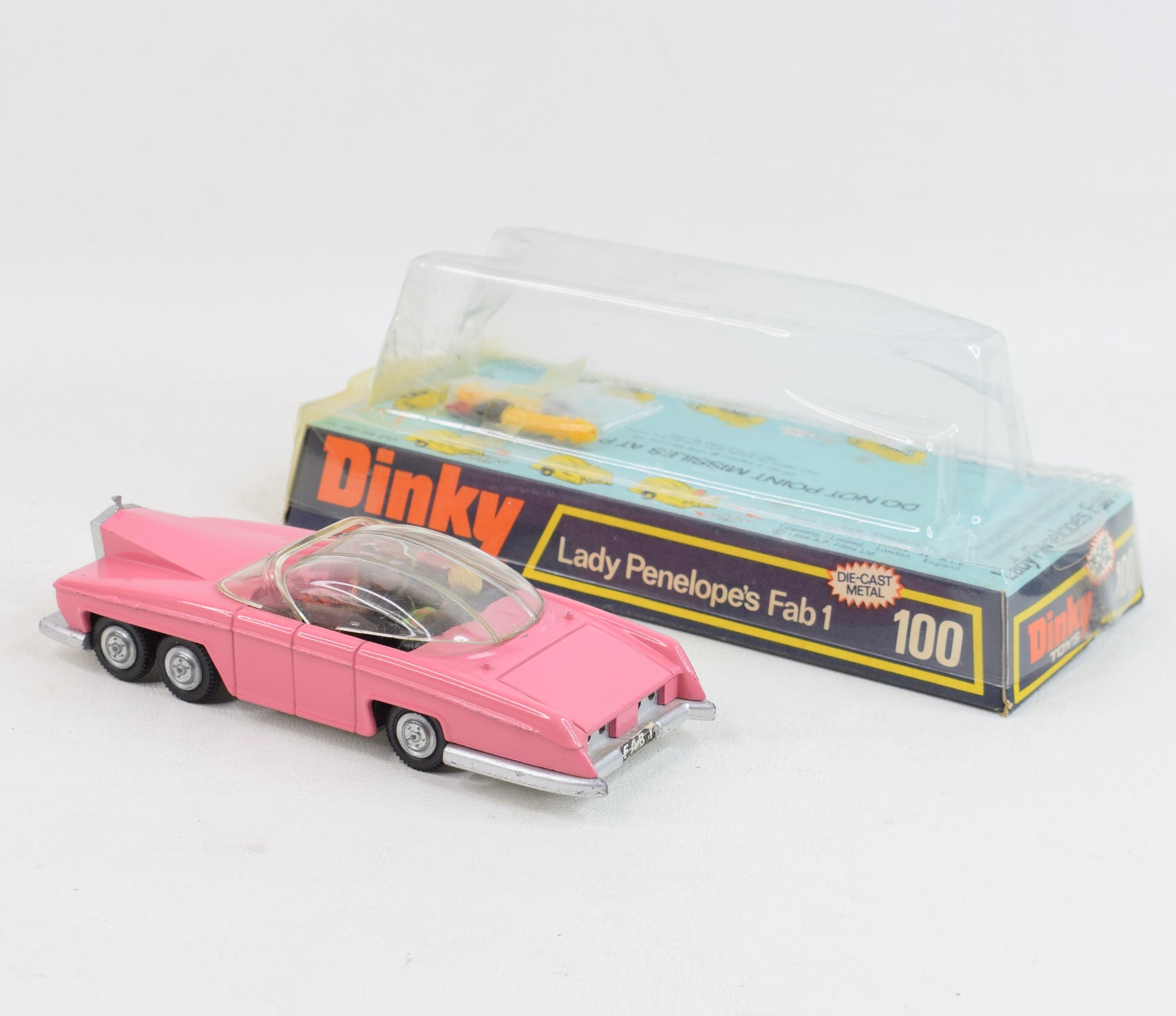 Dinky toys 100 Fab 1 Virtually Mint/Boxed (Black interior) – JK DIE ...