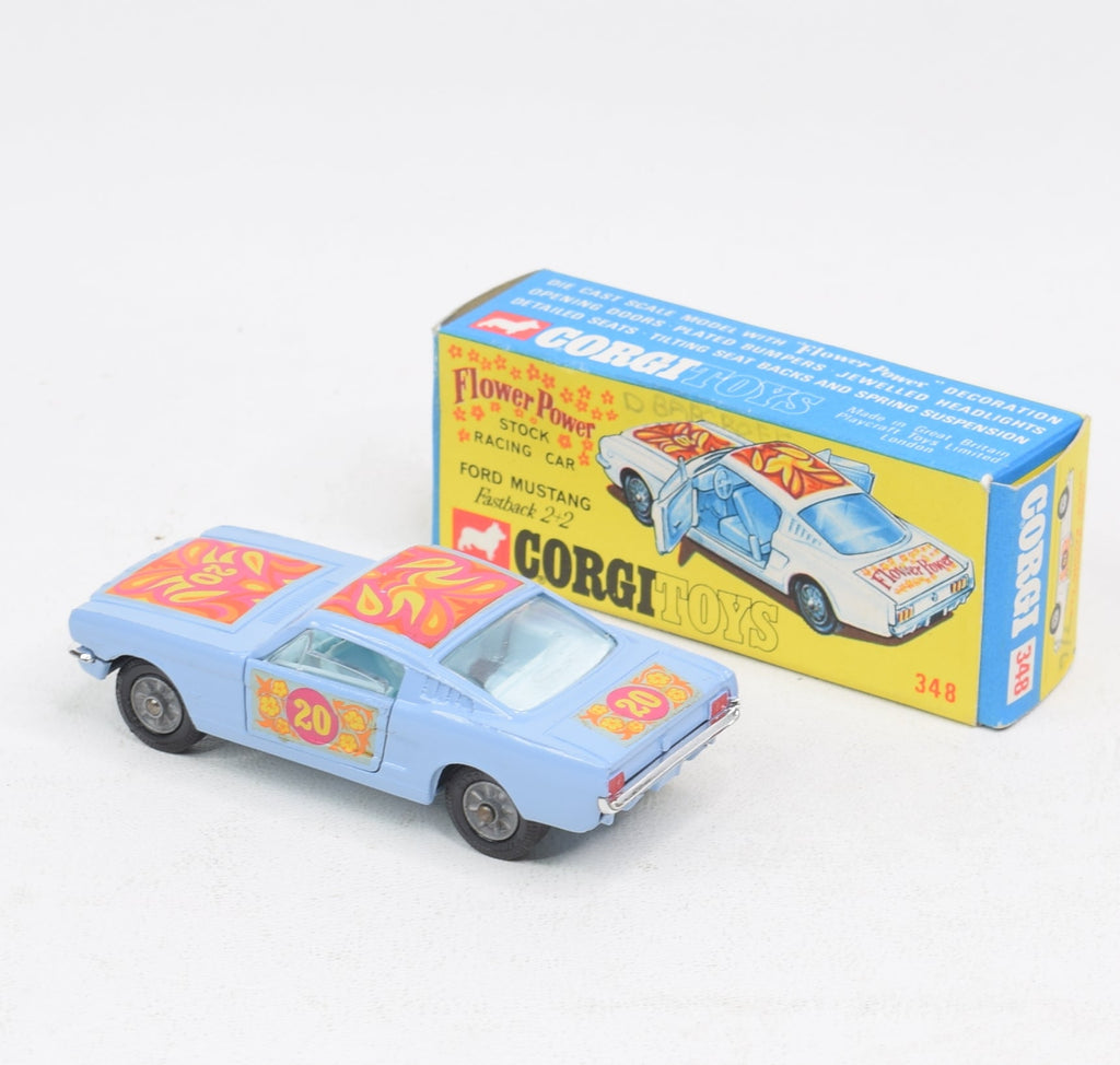 Corgi toys 348 Flower Power Mustang Virtually Mint/Nice box – JK DIE ...