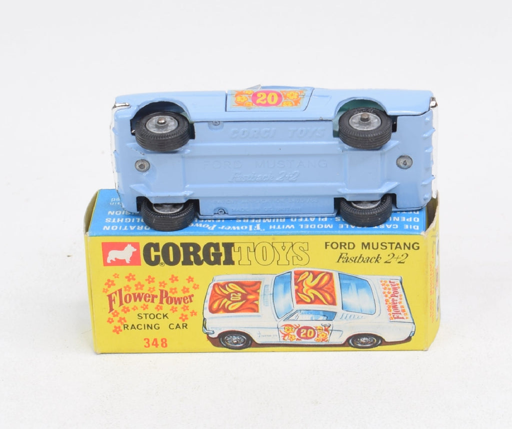 Corgi toys 348 Flower Power Mustang Virtually Mint/Nice box – JK DIE ...