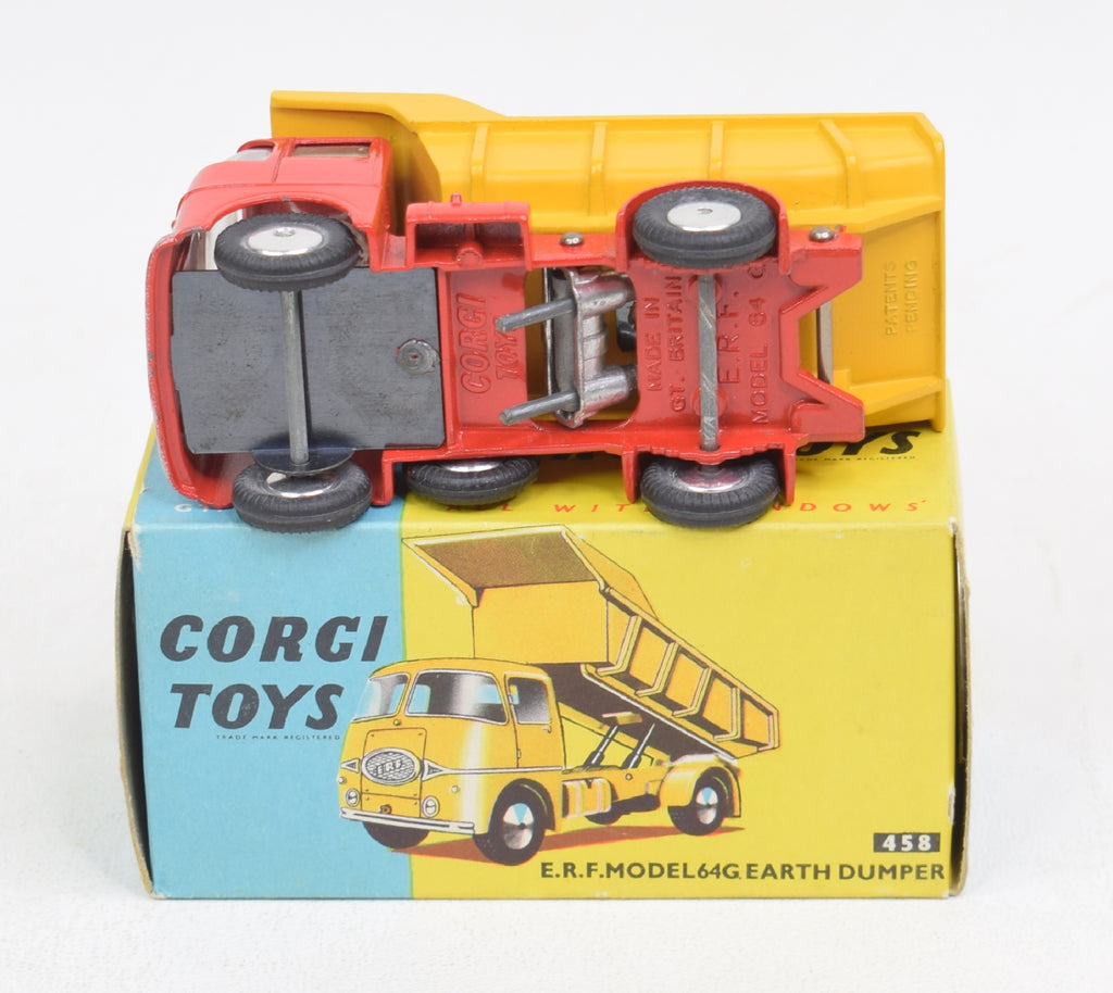 Corgi toys 458 E.R.F Earth Dumper Virtually Mint/Boxed (flat hubs) – JK ...