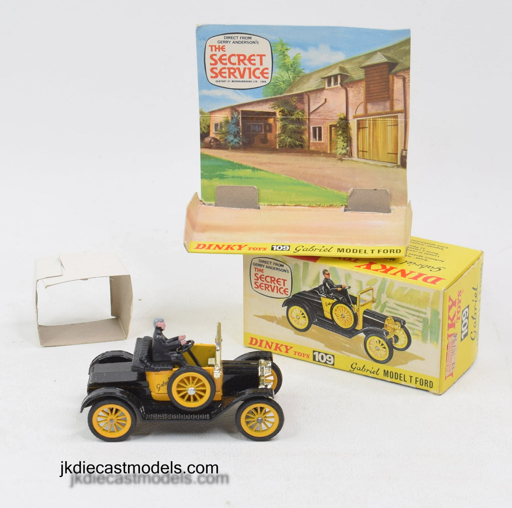 Dinky 109 Gabriel 'The Secret Service' Model T Ford Virtually Mint/Box ...