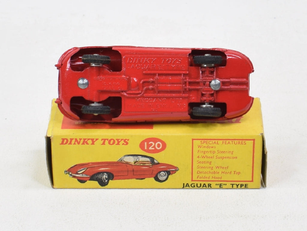 Dinky toy 120 Jaguar e-type Virtually Mint/Boxed 'BGS Collection' – JK ...