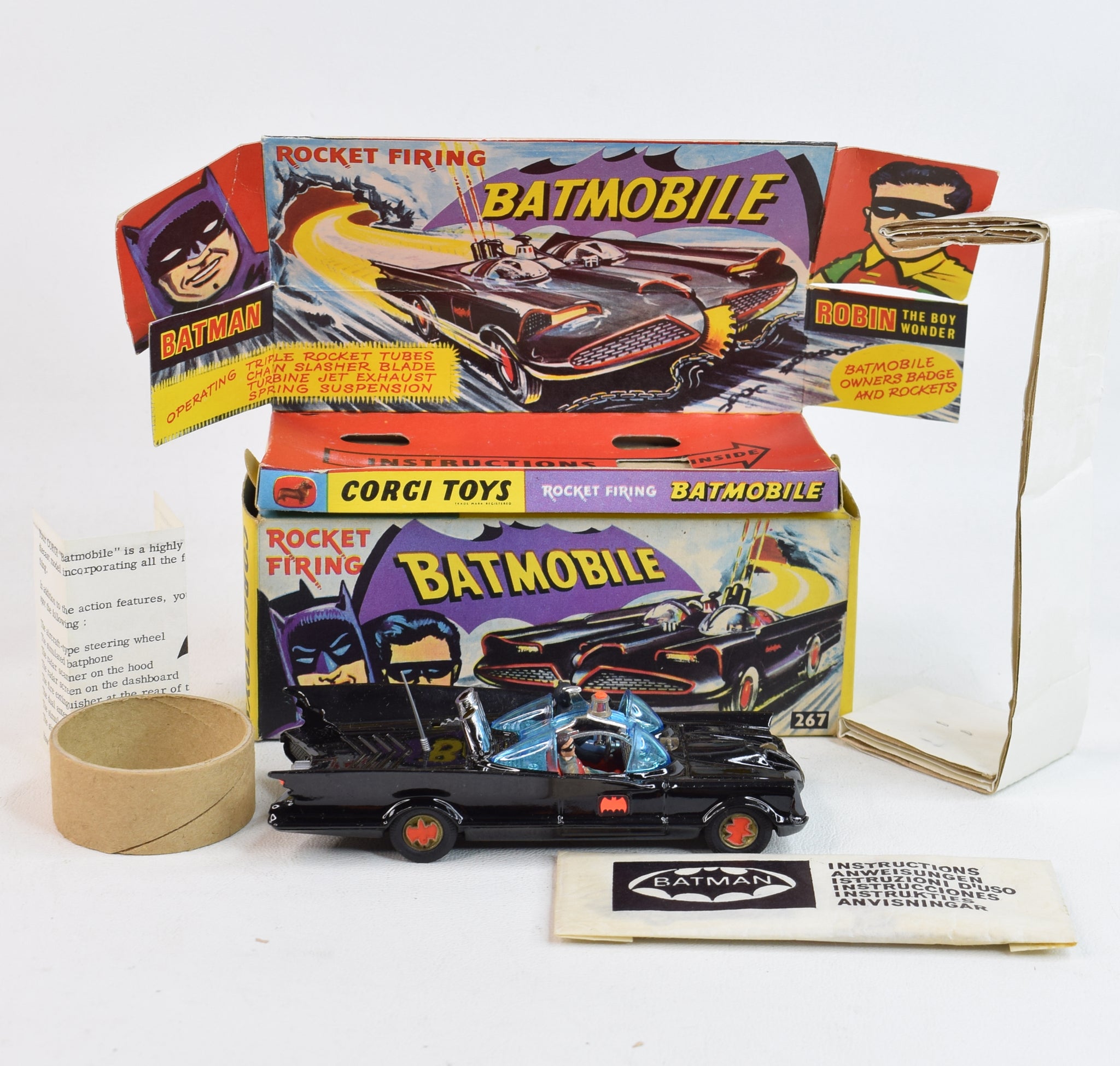 Corgi toys 267 Batmobile Virtually Mint/Boxed – JK DIE-CAST MODELS