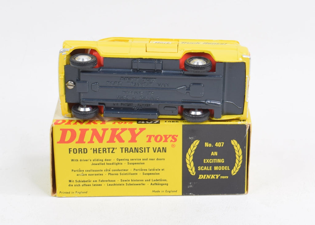 Dinky toy 407 'Hertz' Ford Transit Virtually Mint/Boxed 'BGS Collectio ...