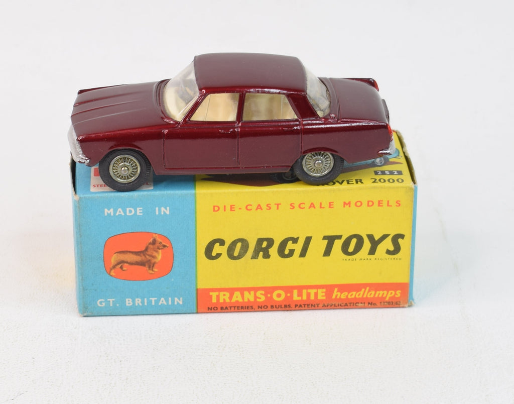 Corgi toys 252 Rover 2000 Virtually Mint/Boxed (Cast hubs) – JK DIE ...
