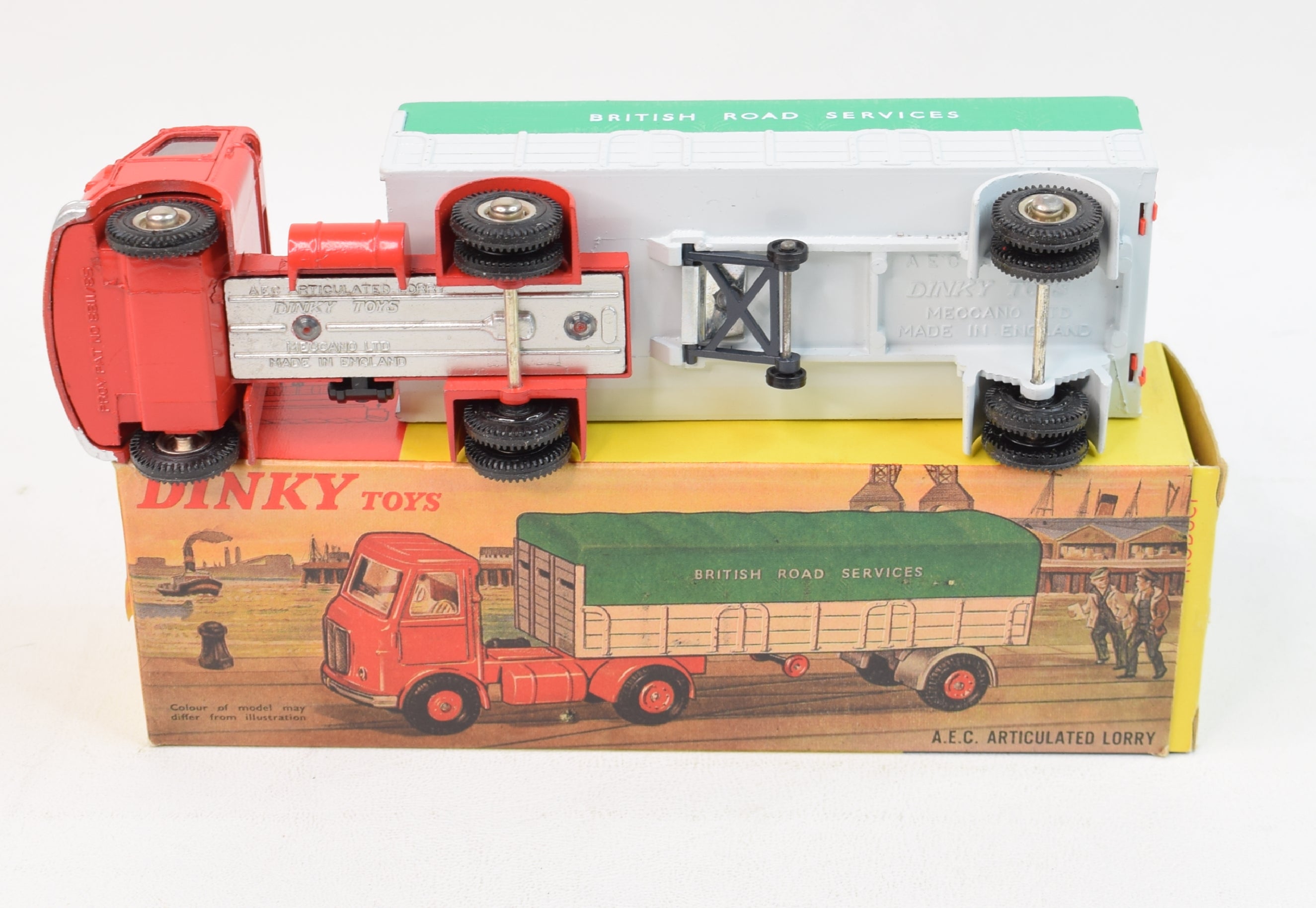 Dinky Toys 914 AEC Articulated Lorry 'British Road Services' Virtually ...