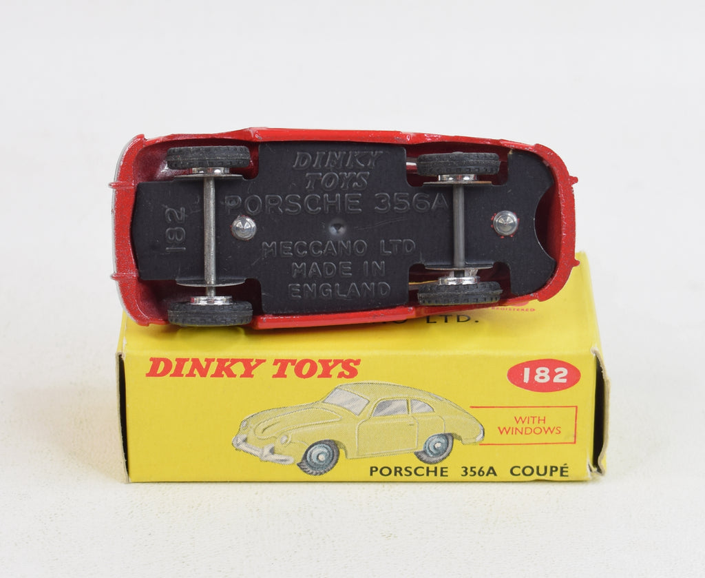 Dinky 182 Porsche 356A Coupe Virtually Mint/Boxed (Shiny spun hubs ...