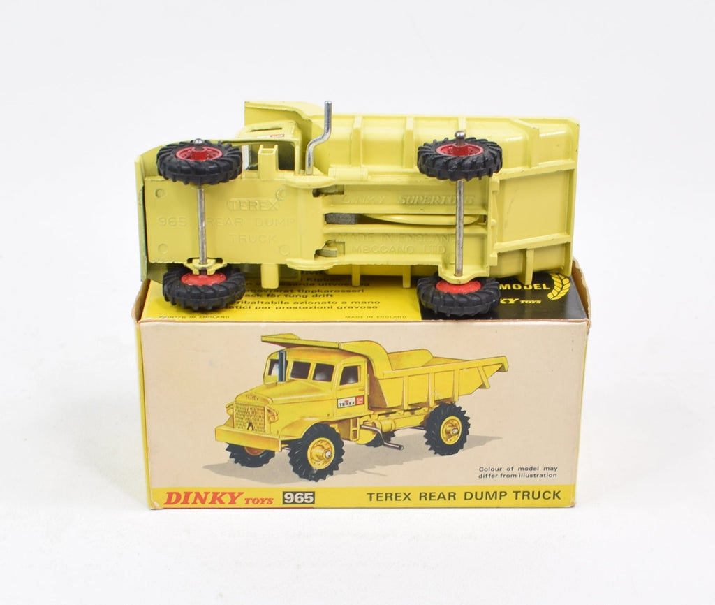 Dinky toys 965 Promotional 'TEREX' Euclid Dump Truck Very Near Mint/Bo ...