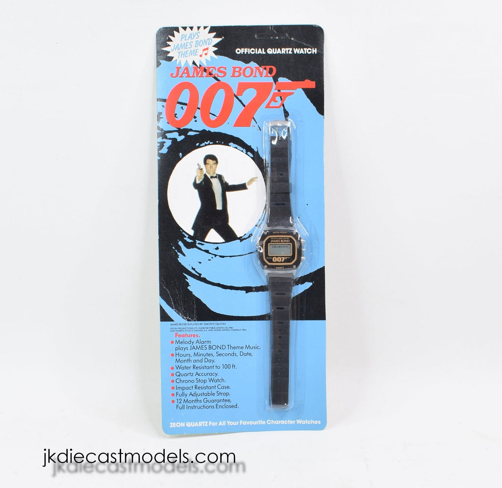 1981 James Bond Zeon Quartz Watch M.O.C – JK DIE-CAST MODELS