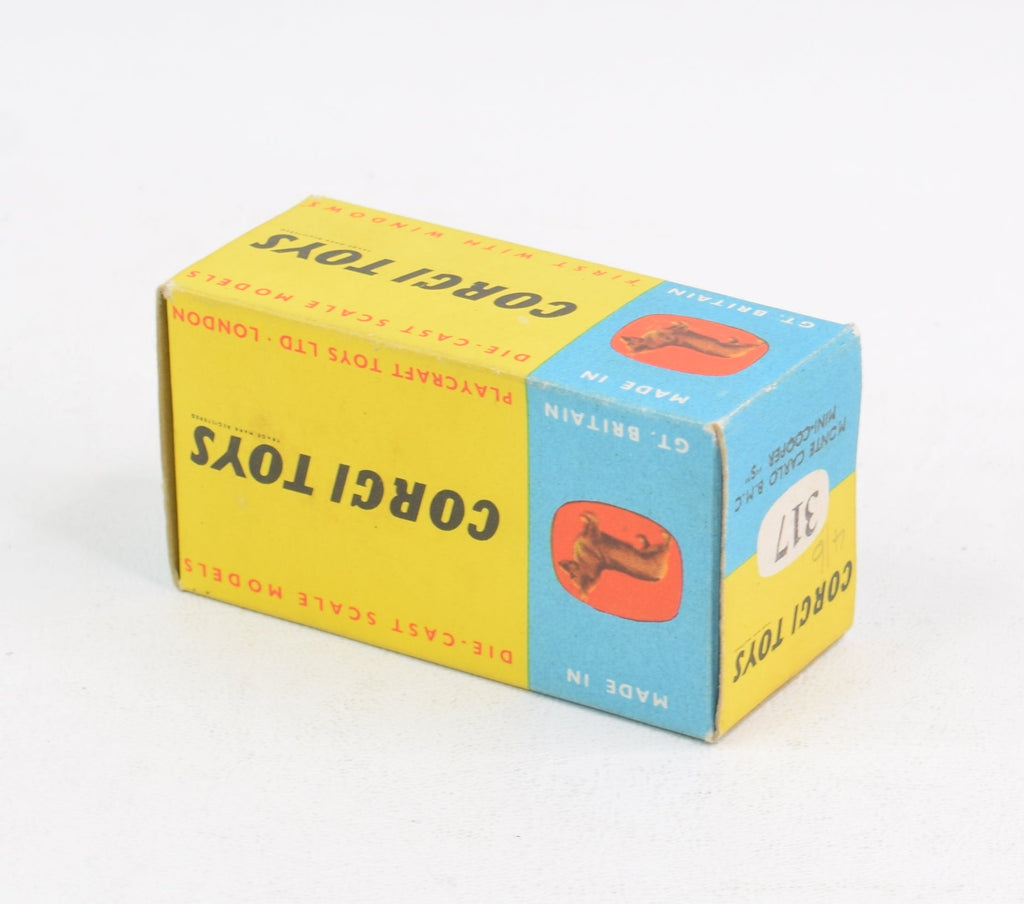Corgi toys 317 Mini Cooper 'S' Monte Carlo Box only 'Avonmore Collecti ...