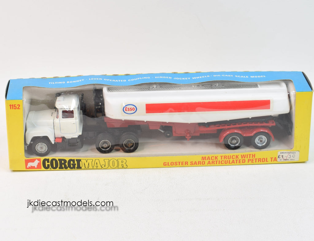 Corgi toys 1152 Mack Truck 'Esso' Mint/Nice box – JK DIE-CAST MODELS