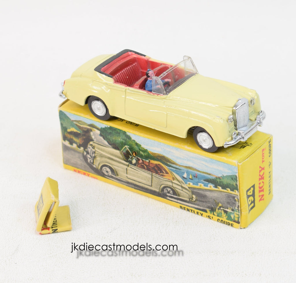 Nicky Toys 194 Bentley Virtually Mint/Boxed – JK DIE-CAST MODELS