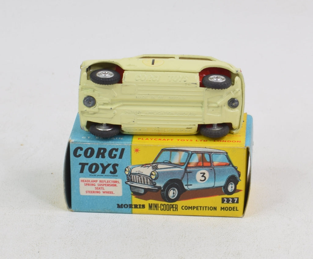 Corgi toys 227 Mini-Cooper Competition Virtually Mint/Boxed – JK DIE ...