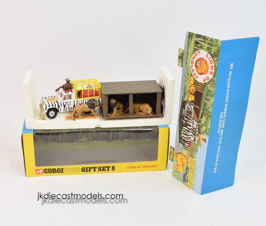 Corgi toys Gift set 8 Lions of Longleat Virtually Mint/Lovely box – JK ...
