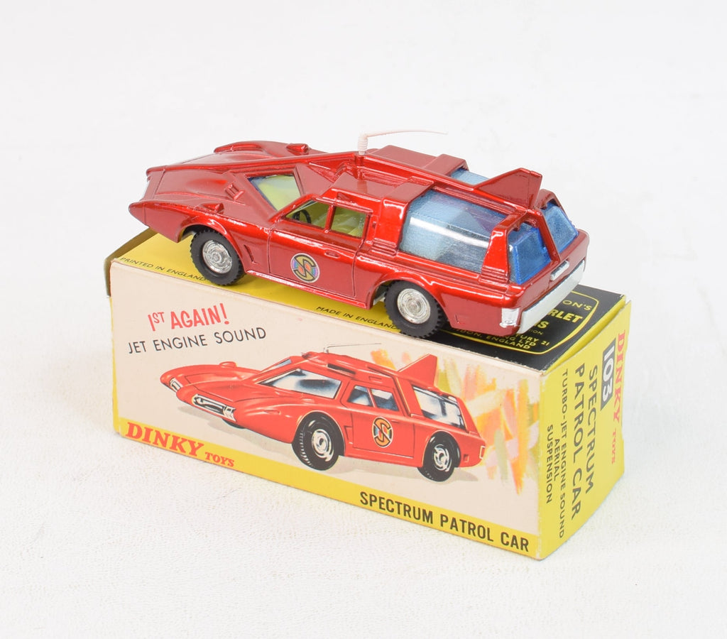 Dinky toys 103 Spectrum Patrol Car Virtually Mint/Nice box 'Llanellen ...