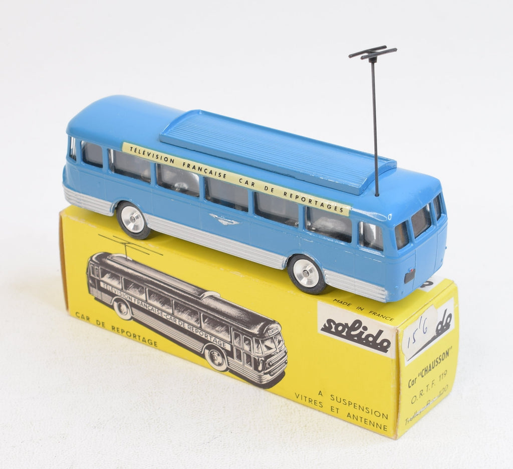 Solido 119 Car Chausson Trolley Bus Virtually Mint/Nice box (2 of 2 ...