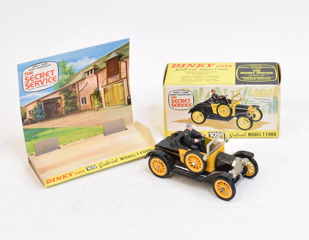 Dinky 109 Gabriel 'The Secret Service' Model T Ford Virtually Mint/Box ...