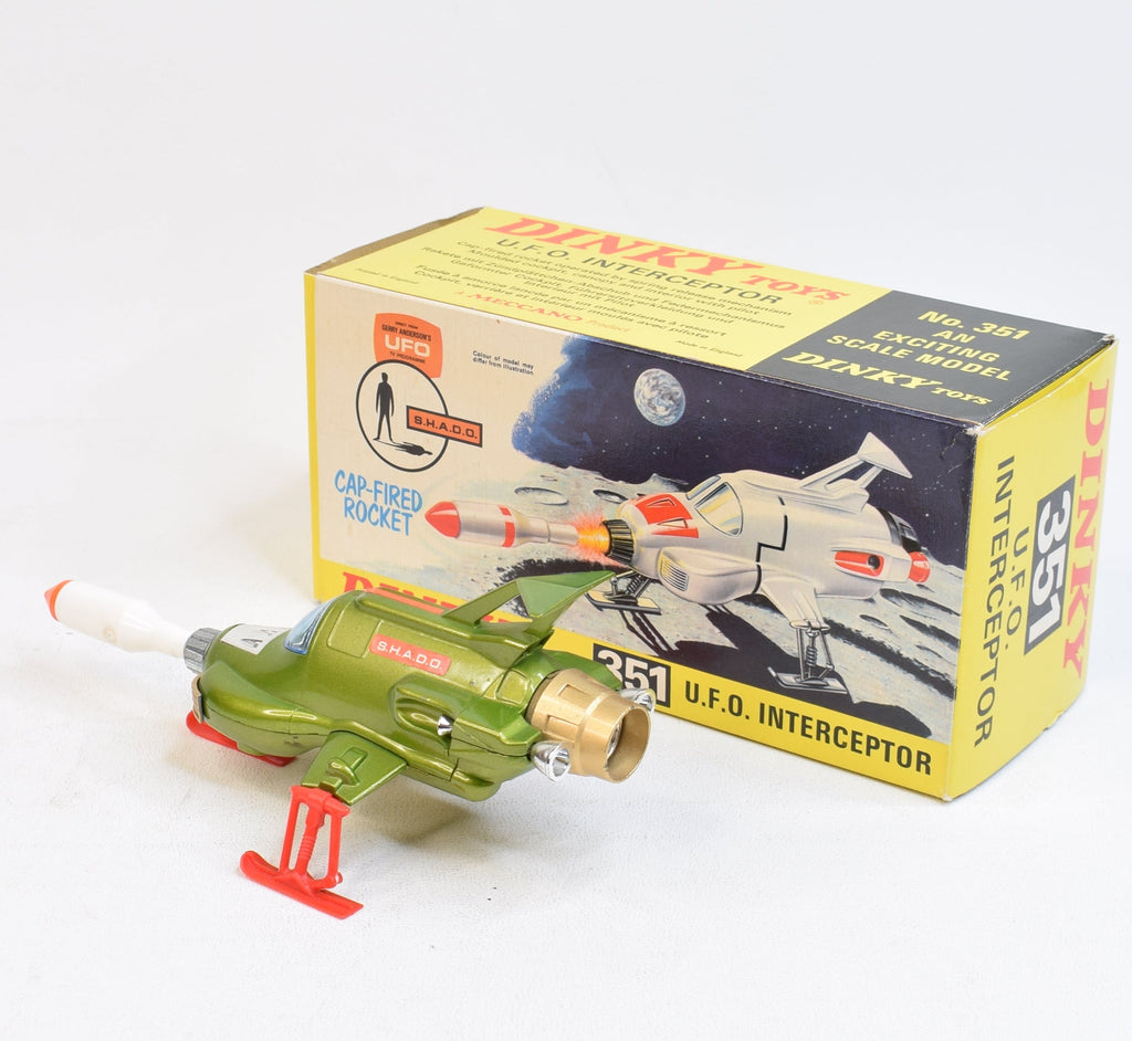 Dinky toys 351 SHADO UFO Interceptor Virtually Mint/Boxed 'Llanellen ...