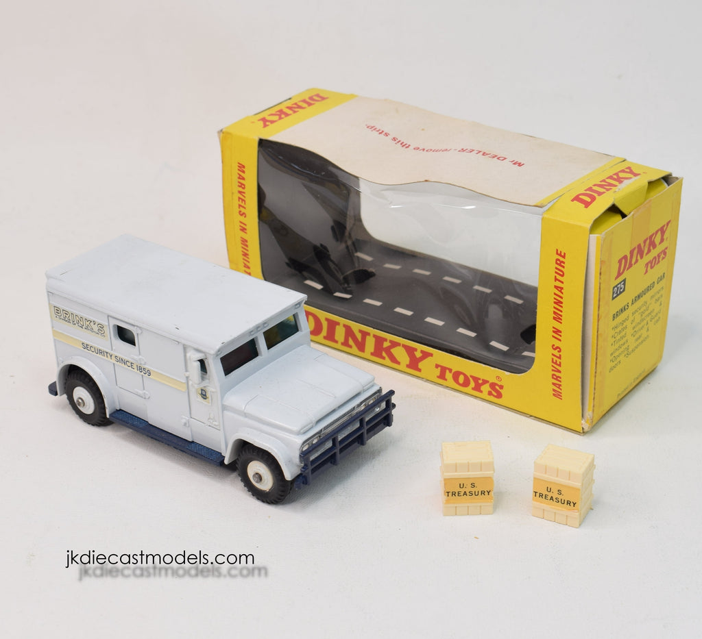 Dinky toys 275 Brinks Armoured Car Virtually Mint/Boxed – JK DIE-CAST ...