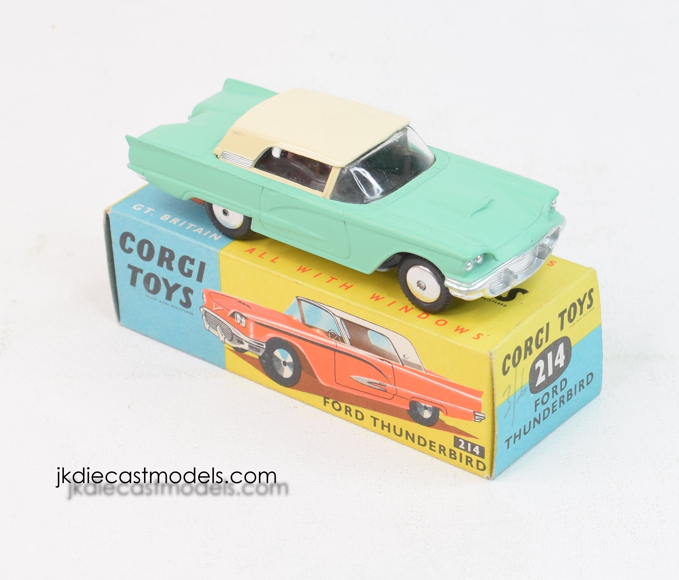 Corgi Toys 214 Thunderbird Virtually Mint/Boxed – JK DIE-CAST MODELS