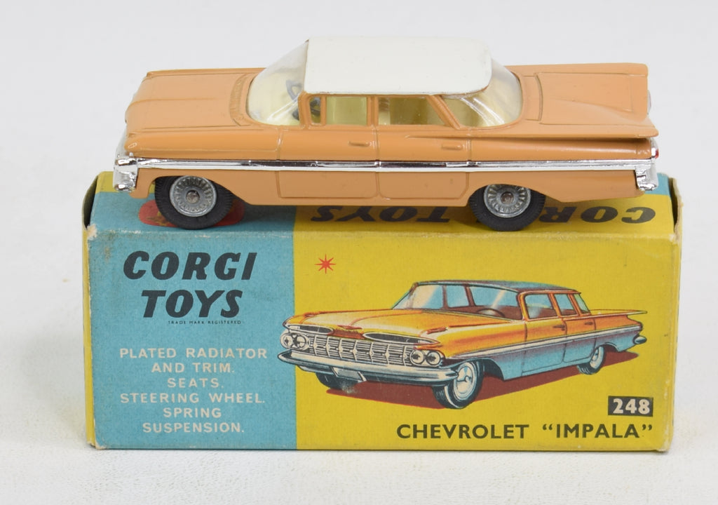 Corgi Toys 248 Chevrolet Impala Virtually Mint/Boxed (Cast hubs) – JK ...