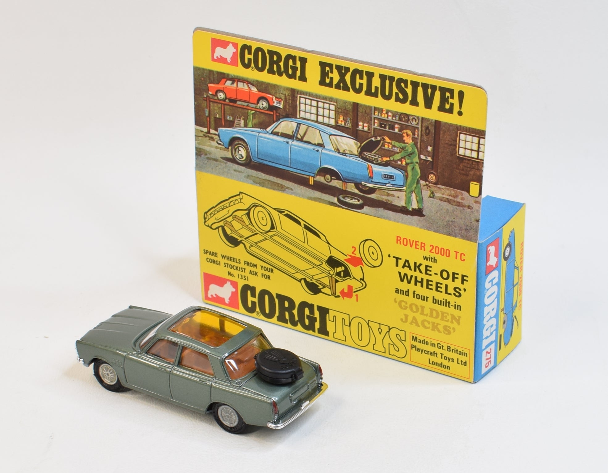 Corgi toys 275 Rover 2000 TC Virtually Mint/Nice box – JK DIE-CAST MODELS