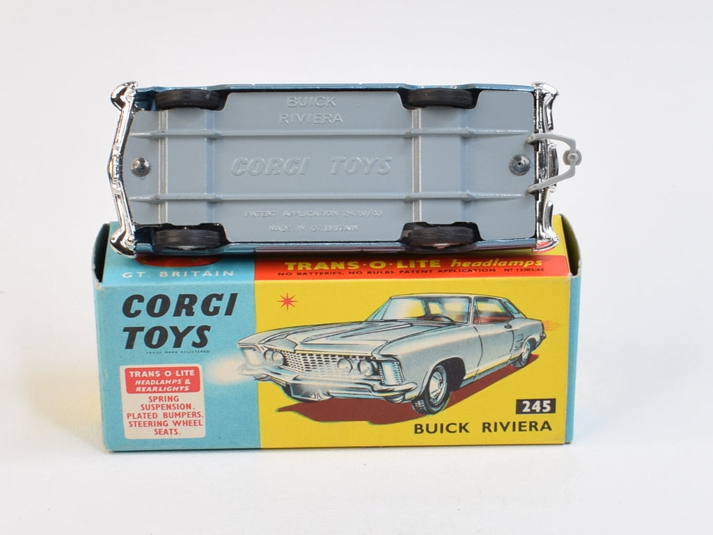 Corgi toys 245 Buick Riviera Virtually Mint/Nice box (Cast hubs) – JK ...