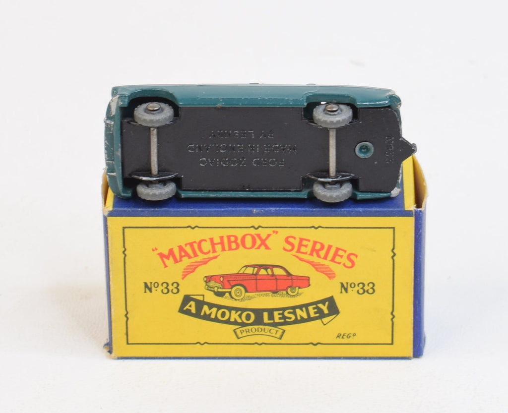 Matchbox Lesney 33 Ford Zodiac MW/B4 box Virtually Mint/Nice box – JK ...