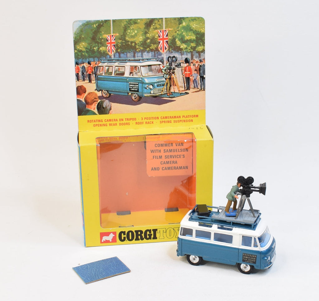 Corgi Toys 479 Commer Camera Van Virtually Mint/Lovely box (Shaped spu ...