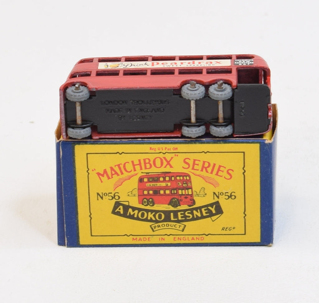 Matchbox Lesney 56 London Trolleybus RW/B3 box Mint/Lovely box (Black ...