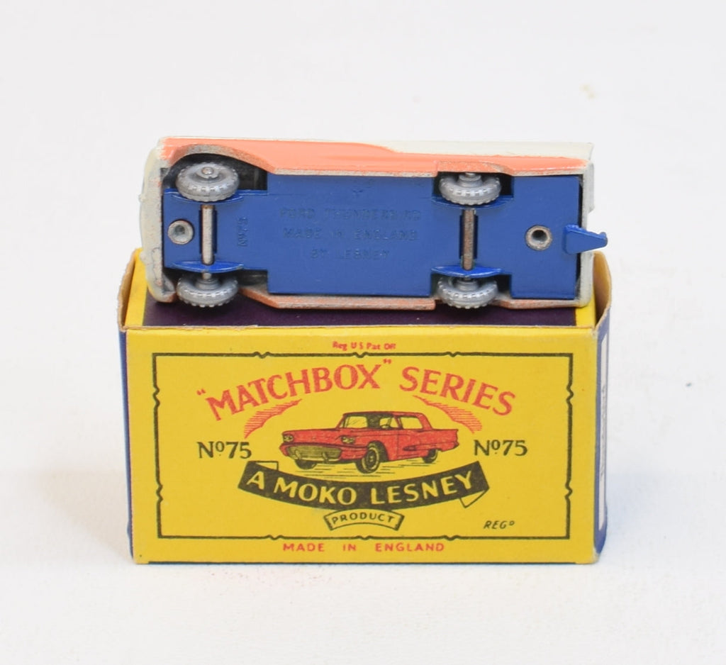 Matchbox Lesney 75 Ford Thunderbird SPW/B4 box Virtually Mint/Lovely b ...
