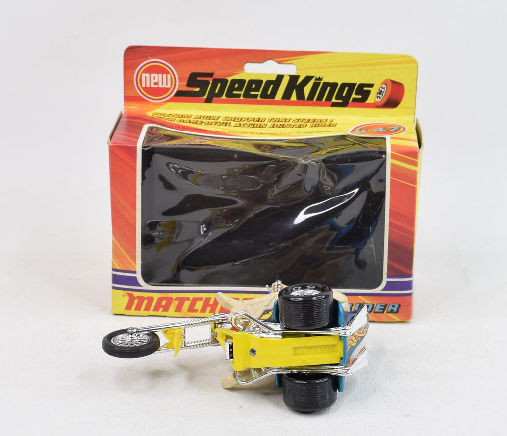 Matchbox Speed Kings K-47 Easy Rider Mint/Boxed (Rare yellow mudguard ...