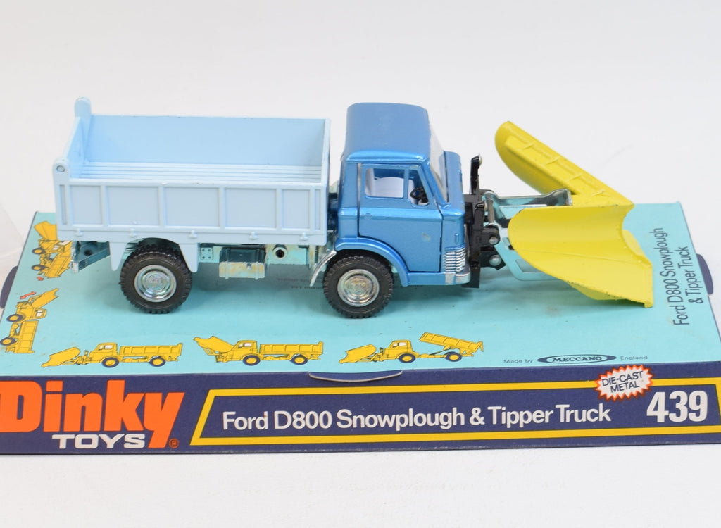 Dinky toys 439 Ford D800 Snow Plough Virtually Mint/Lovely box (No.1 ...