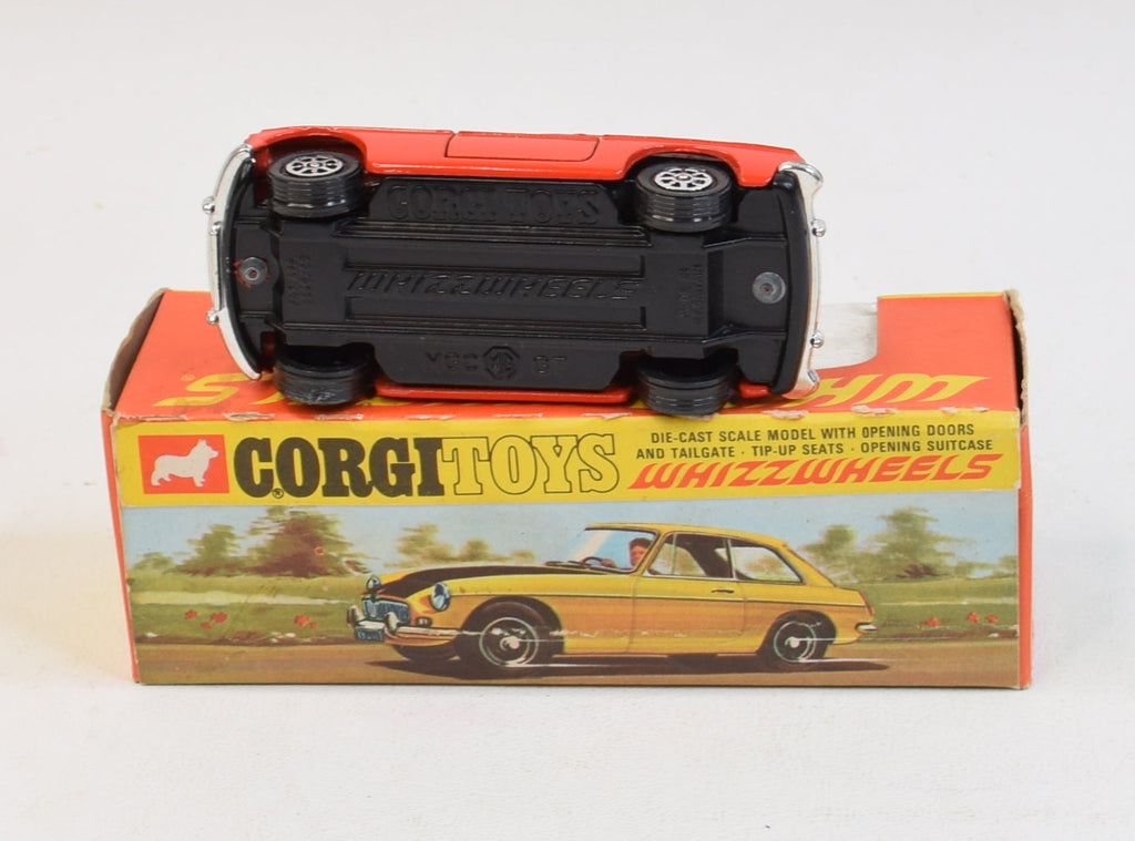 Corgi toys 378 MGC G.T Competition Virtually Mint/Boxed (Button style ...