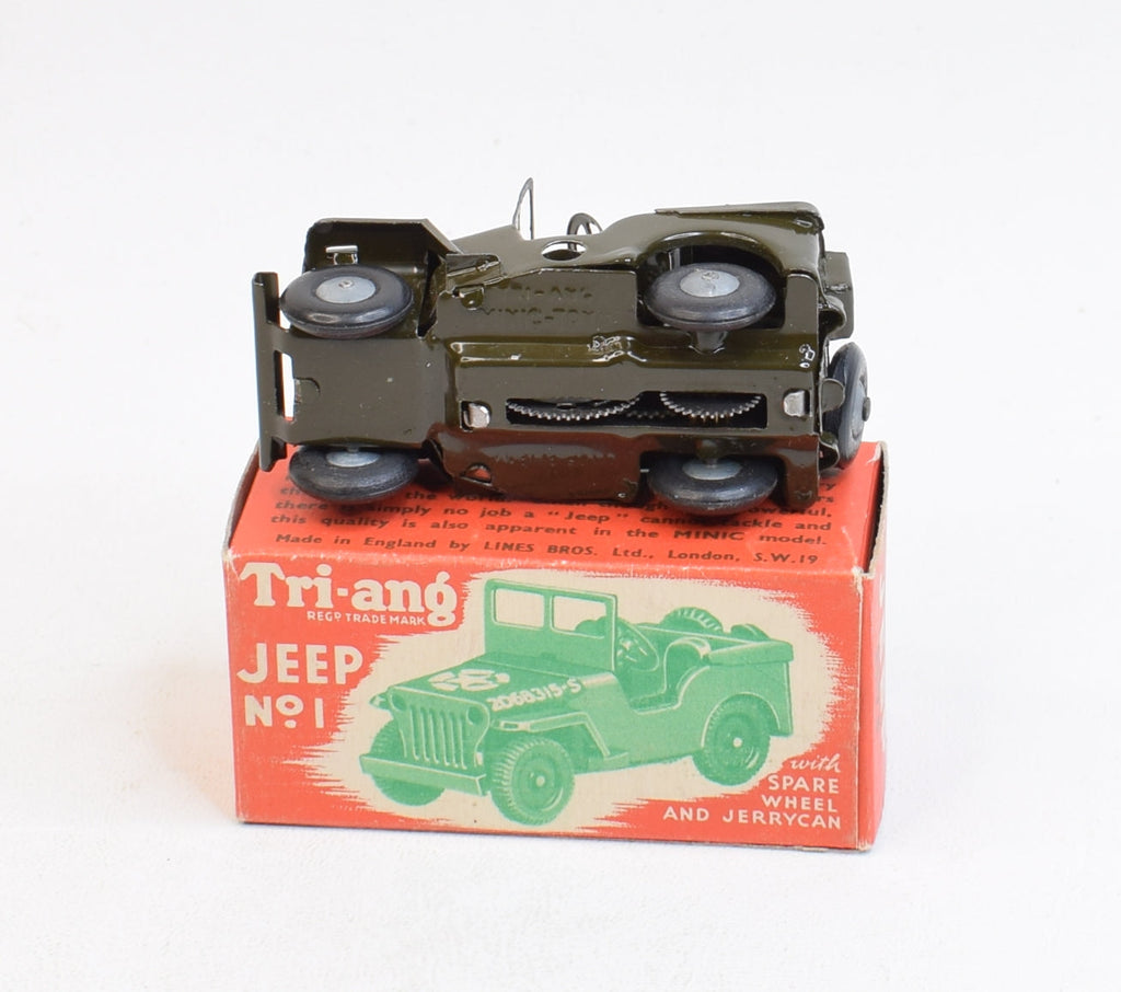 Tri-ang Minic - No.1 Jeep - Mint/Boxed – JK DIE-CAST MODELS